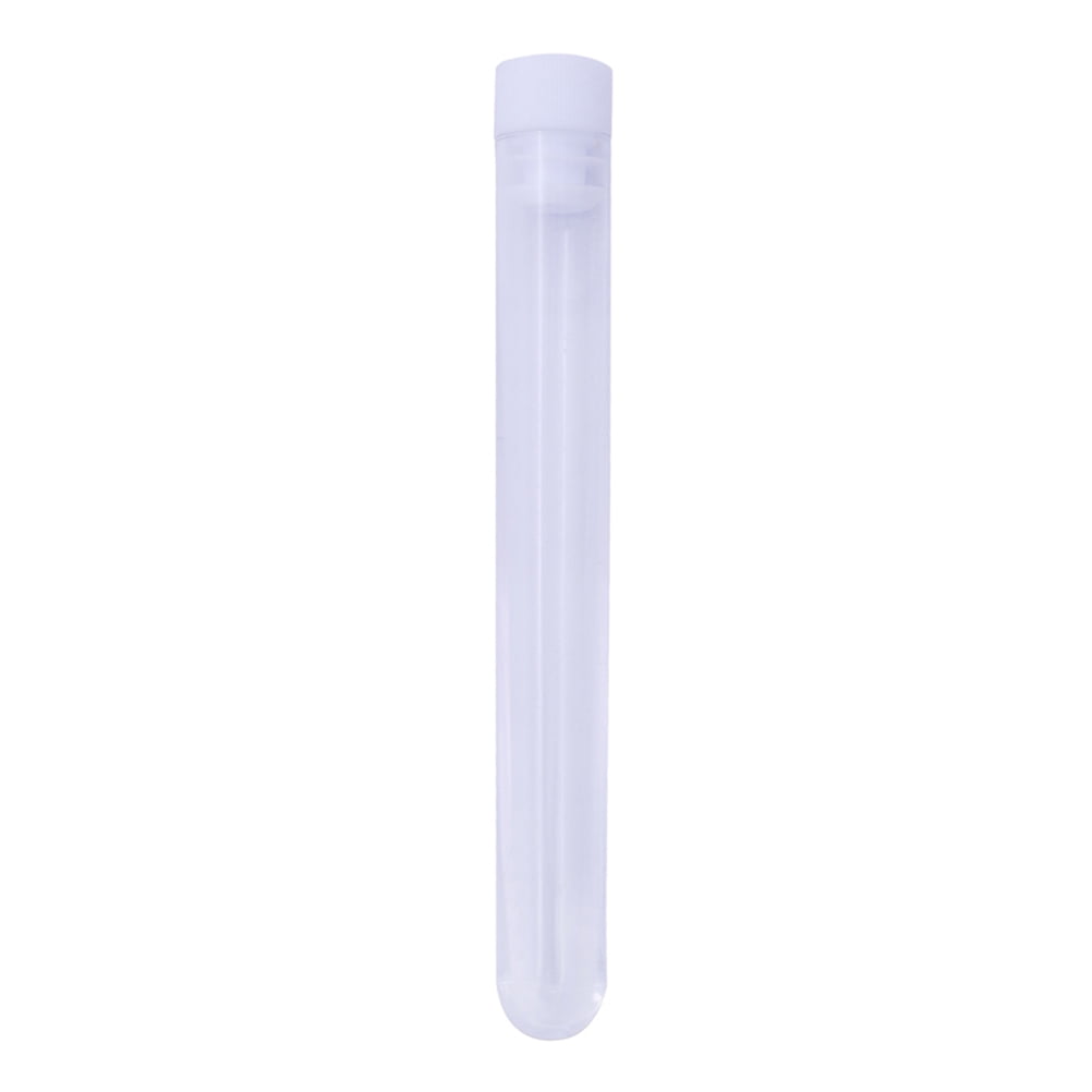 10 Pcs 12x1CM Transparent Plastic Storage Bottles Needles Storage ...