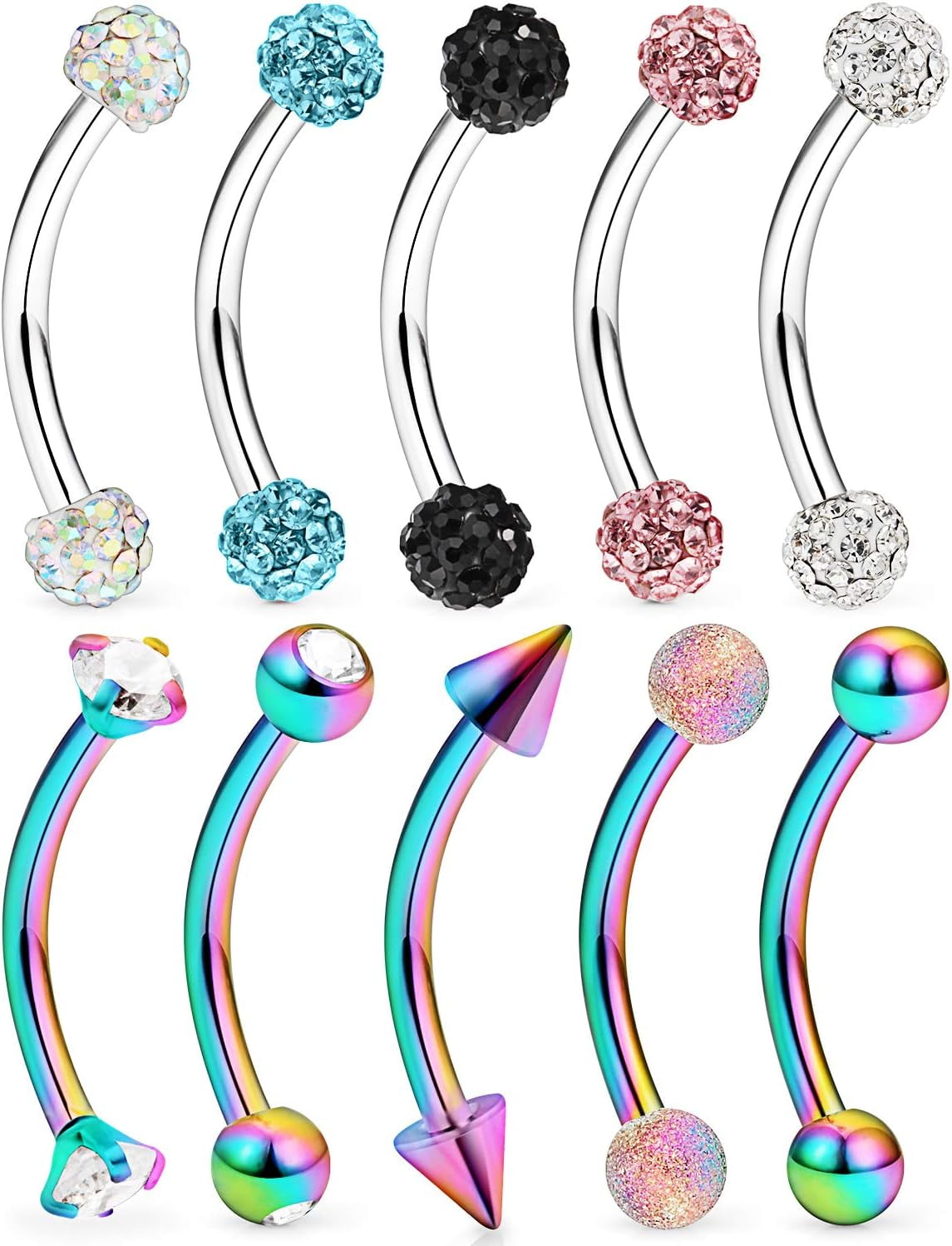 Diamond Eyebrow Pierce