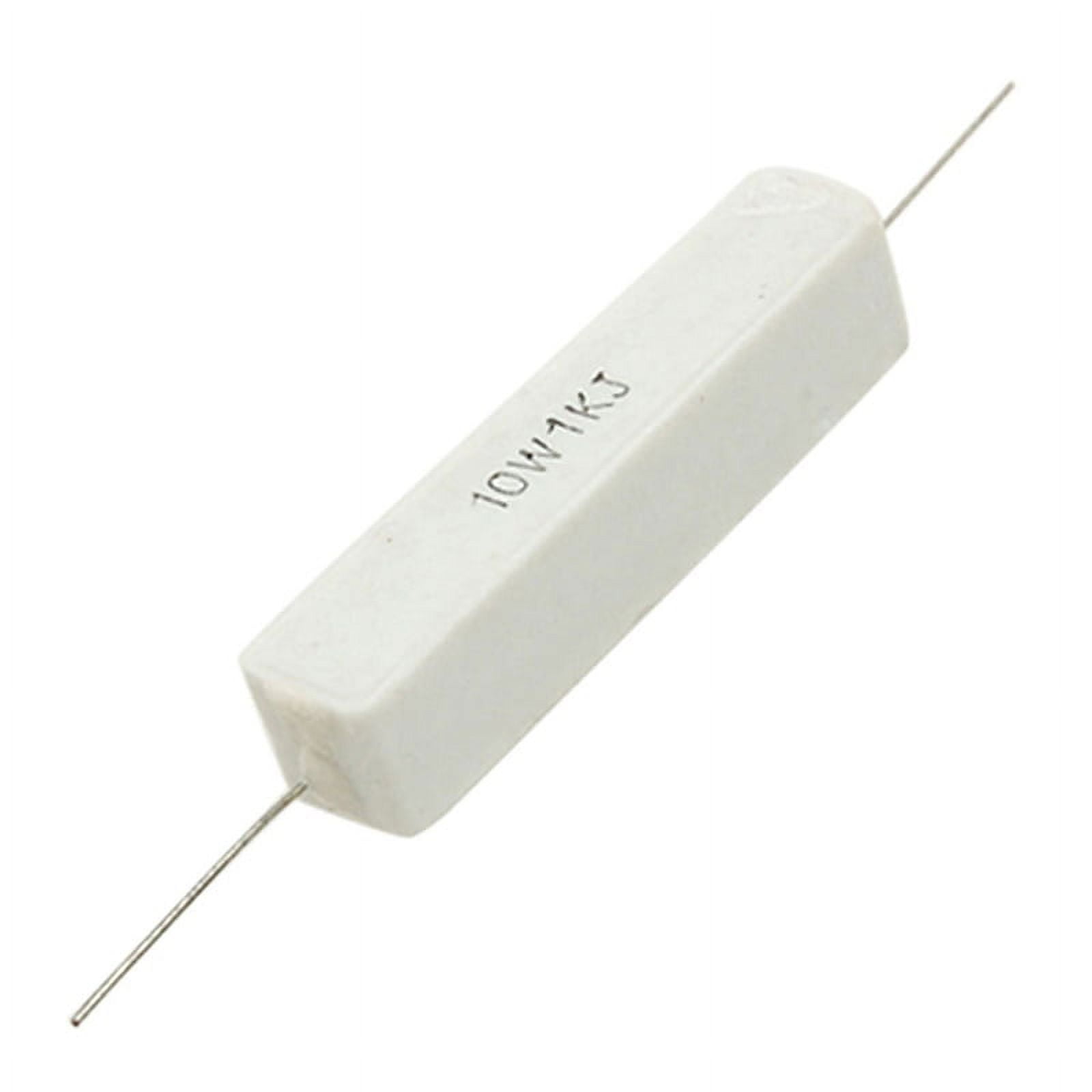 10 Pcs 1K Ohm 5% Ceramic Cement Power Resistor 10W Watt 2X2748 ...