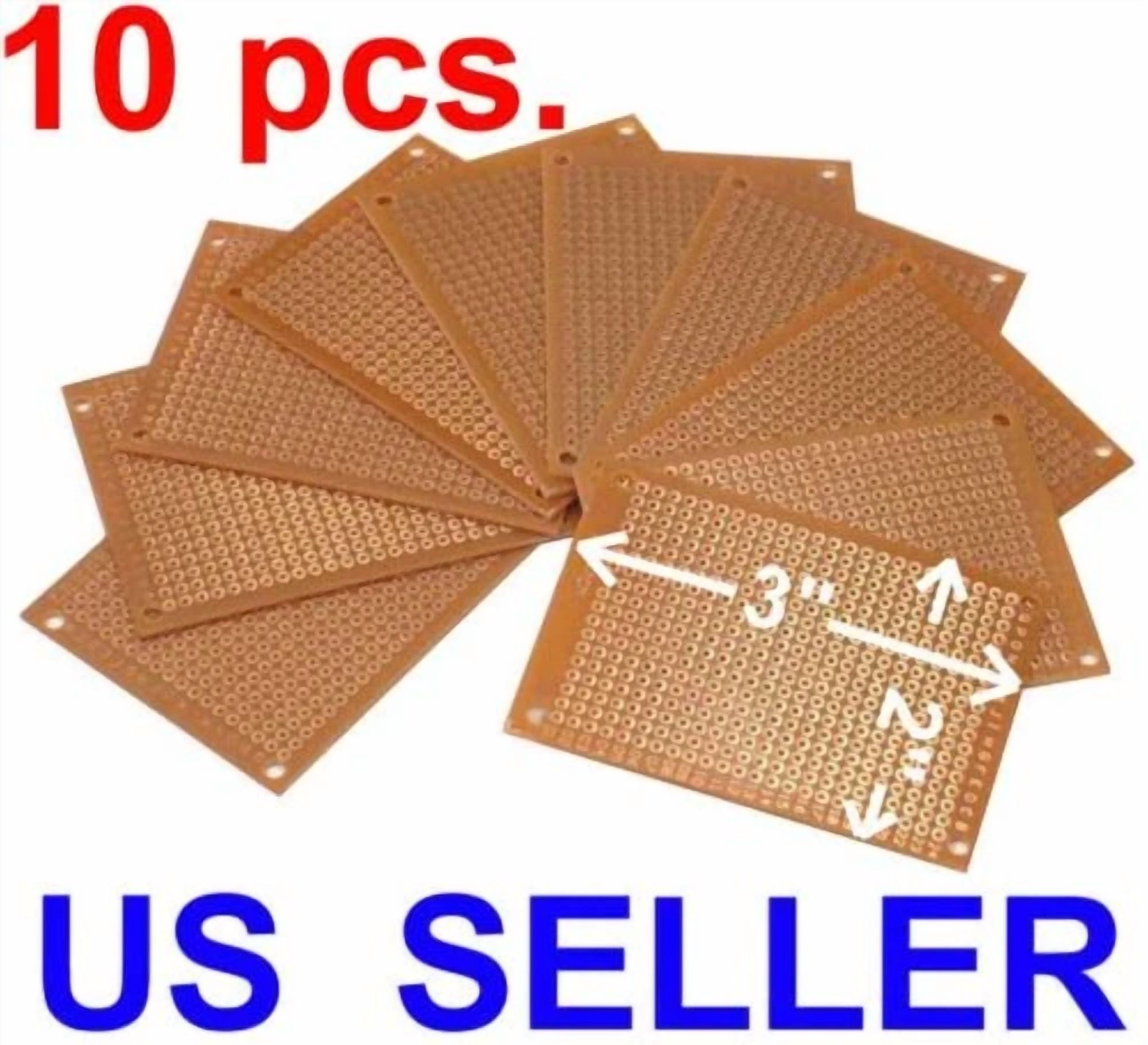 10 Pcs 2 X 3 (5X7Cm) Diy Pcb Prototyping Perf Circuit Boards Breadboard ...