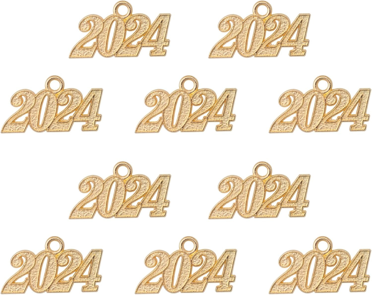 10 Pcs 2024 Jewelry Making Kits Large Number Signet for Necklaces ...