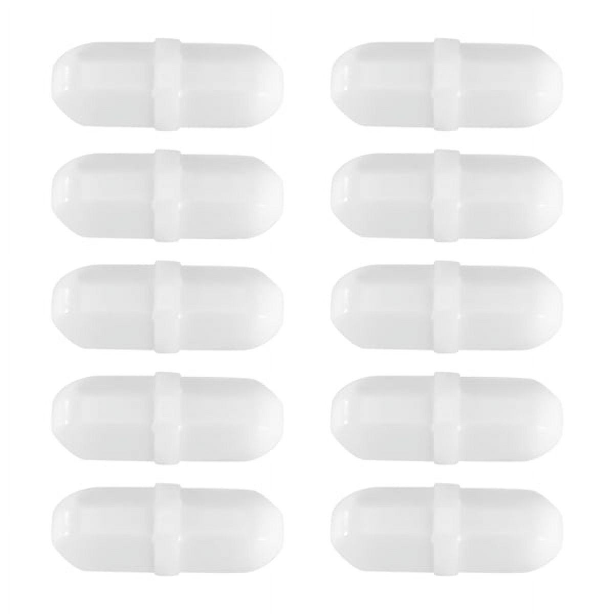 10 Pcs 20mm/0.8 Inch Magnetic Stirrer Mixer Stir Bar Laboratory Bar ...