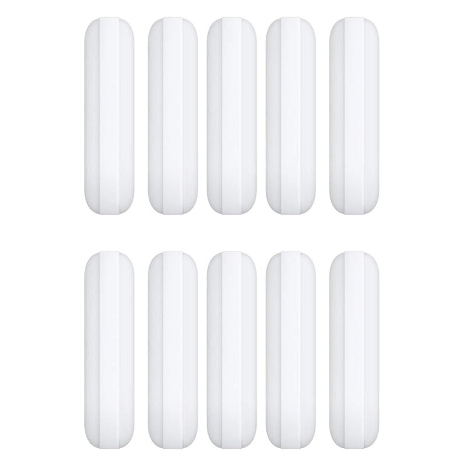 10 Pcs 25mm(1 Inch) Magnetic Stirrer Mixer Stir Bar,White Color ...