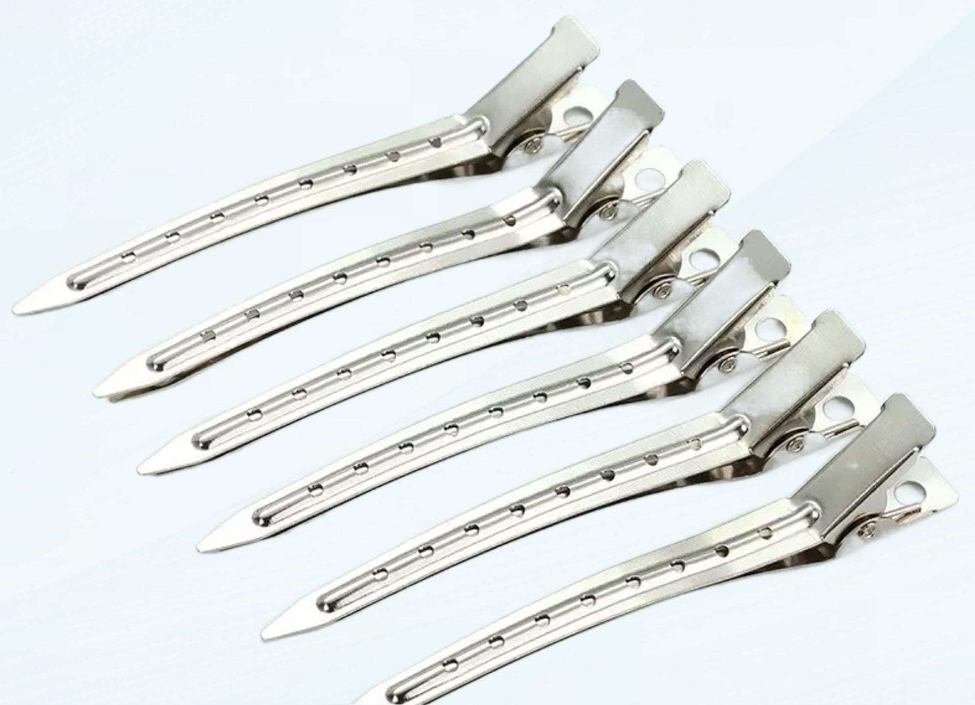 10 Pcs 3.5 Inch Hairdressing Pins Double Prong Setting Curl Section ...