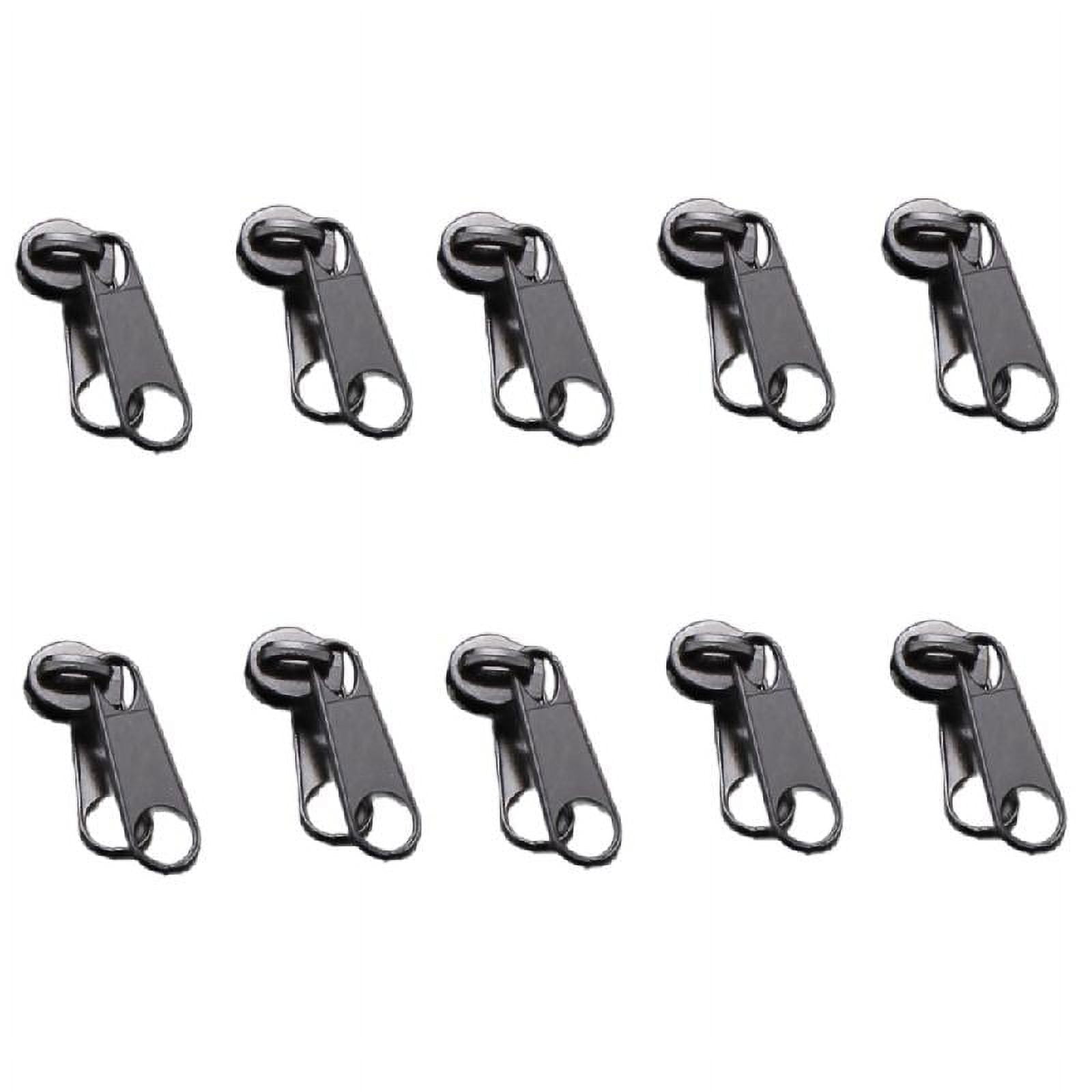 10 Pcs 3# 5# Zippers Repair Kits Zip Slider Double Side Zippers Pullers ...