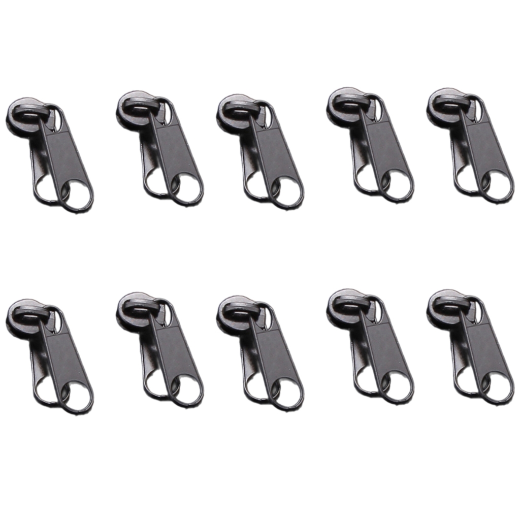 10 Pcs 3# 5# Zippers Repair Kits Zip Slider Double Side Zippers Pullers ...