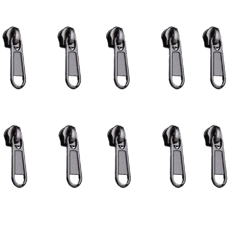 10 Pcs 3# 5# Zippers Repair Kits Zip Slider Double Side Zippers Pullers ...