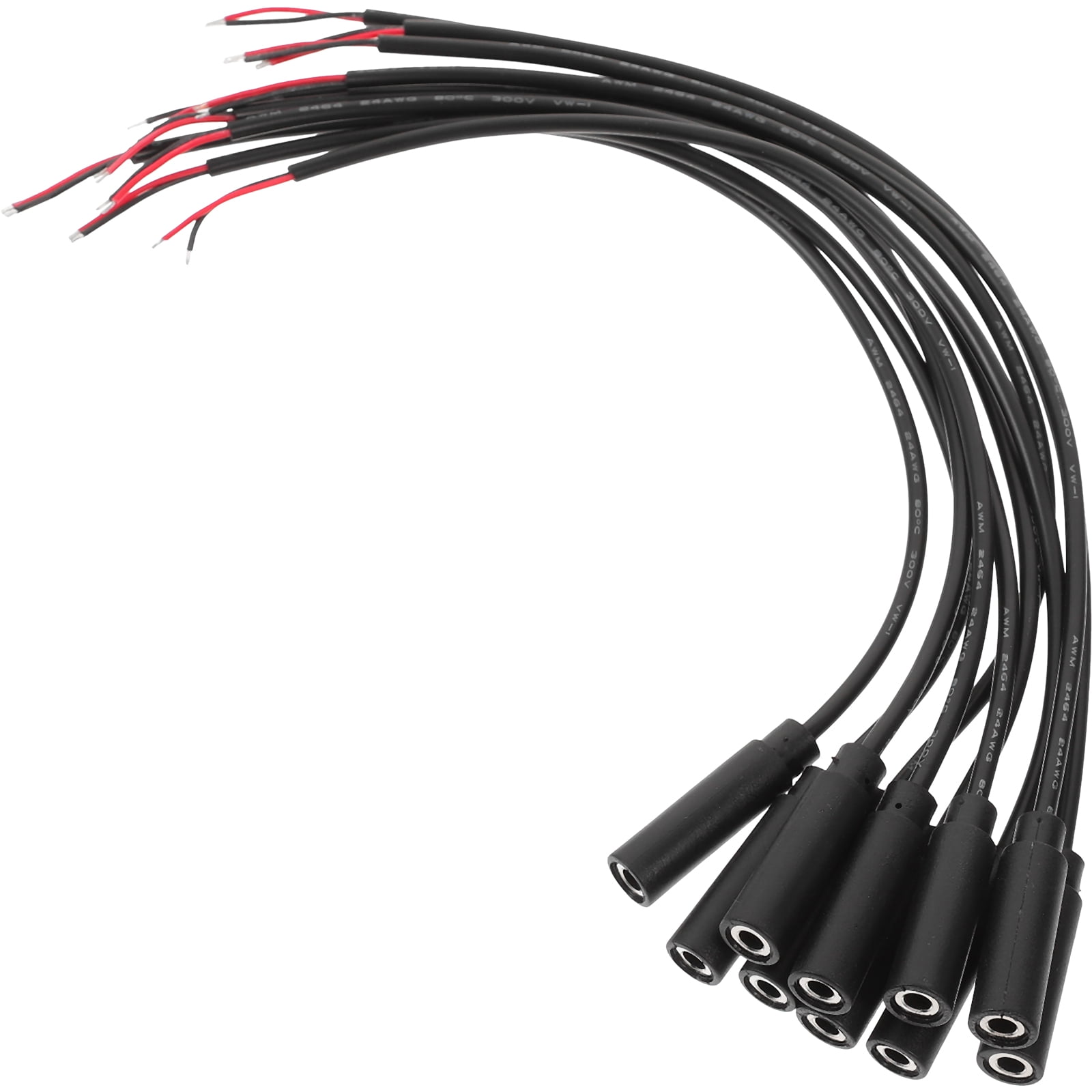 10 Pcs 3.5mm Plug to Bare Wire Audio Cable Cord Wired Headphones Ear ...