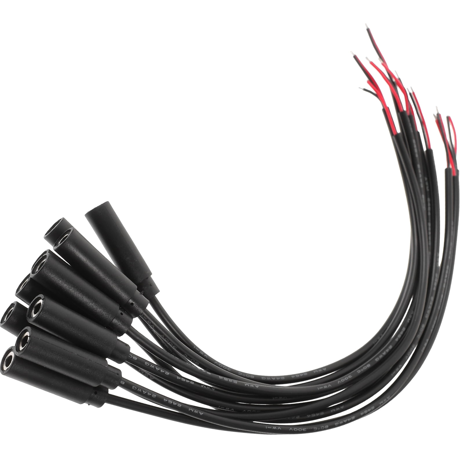 10 Pcs 3.5mm Plug to Bare Wire Audio Cable Jack Headphone Jacks ...