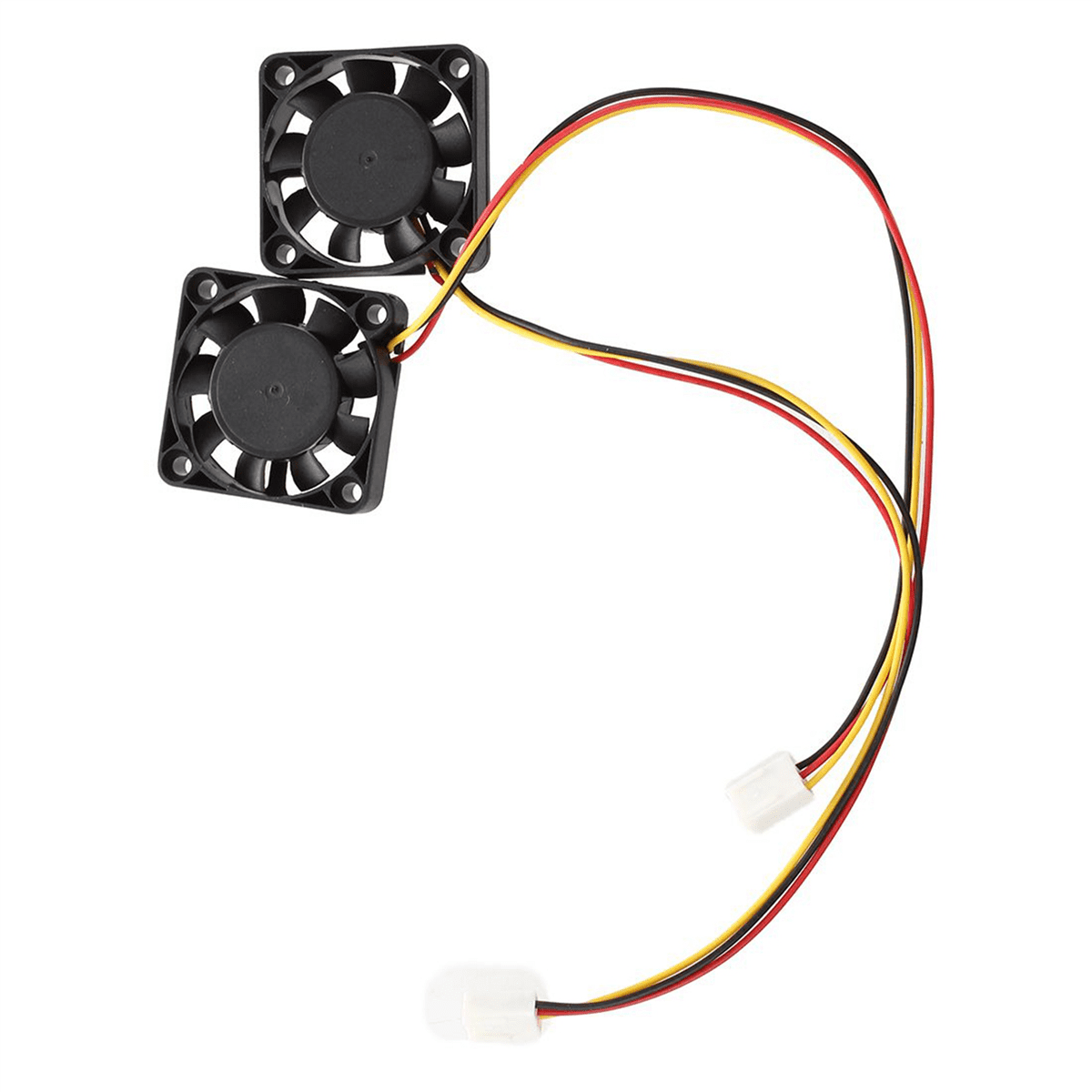 10 Pcs 3 Pin 40mm Square PC Computer Cooling Fan DC 12V Black - Walmart.com
