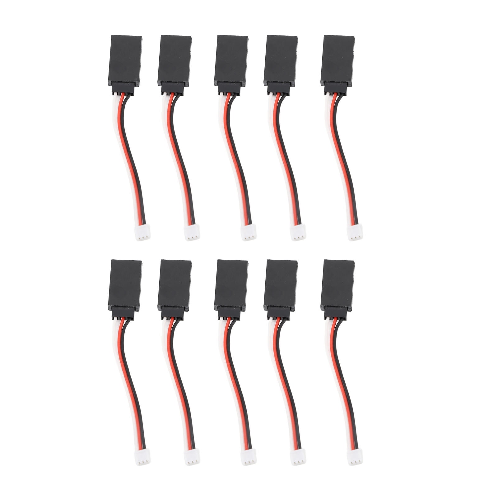 10 Pcs 3 Pin Servo Extension Cable Male to Female Connector Servo Conversion Lead Wire forModel ...