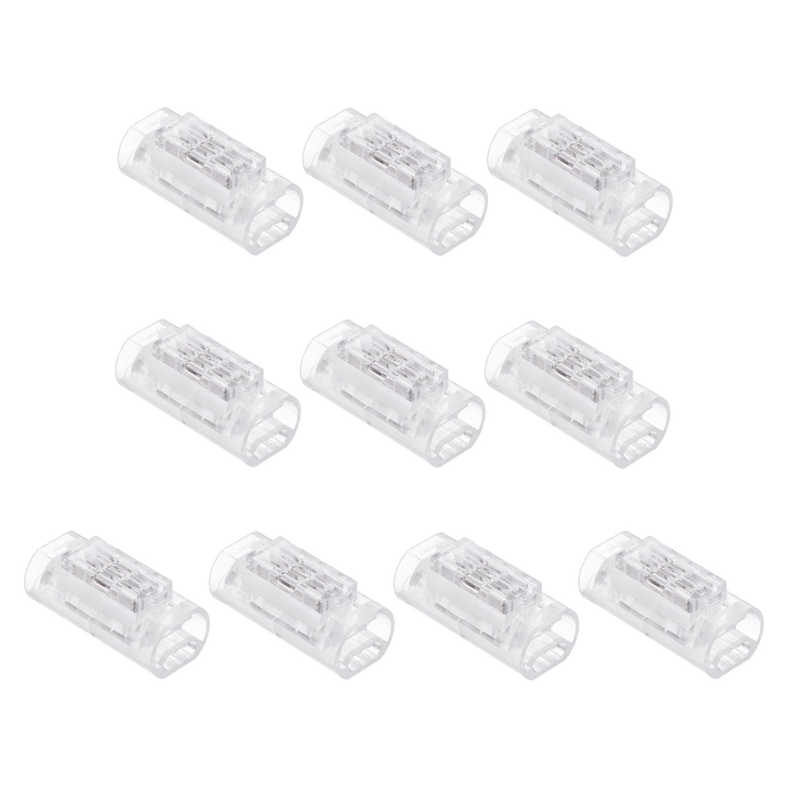 10 Pcs 3 Pin Wire Connectors 22-20 AWG No Strip Insulation Piercing ...