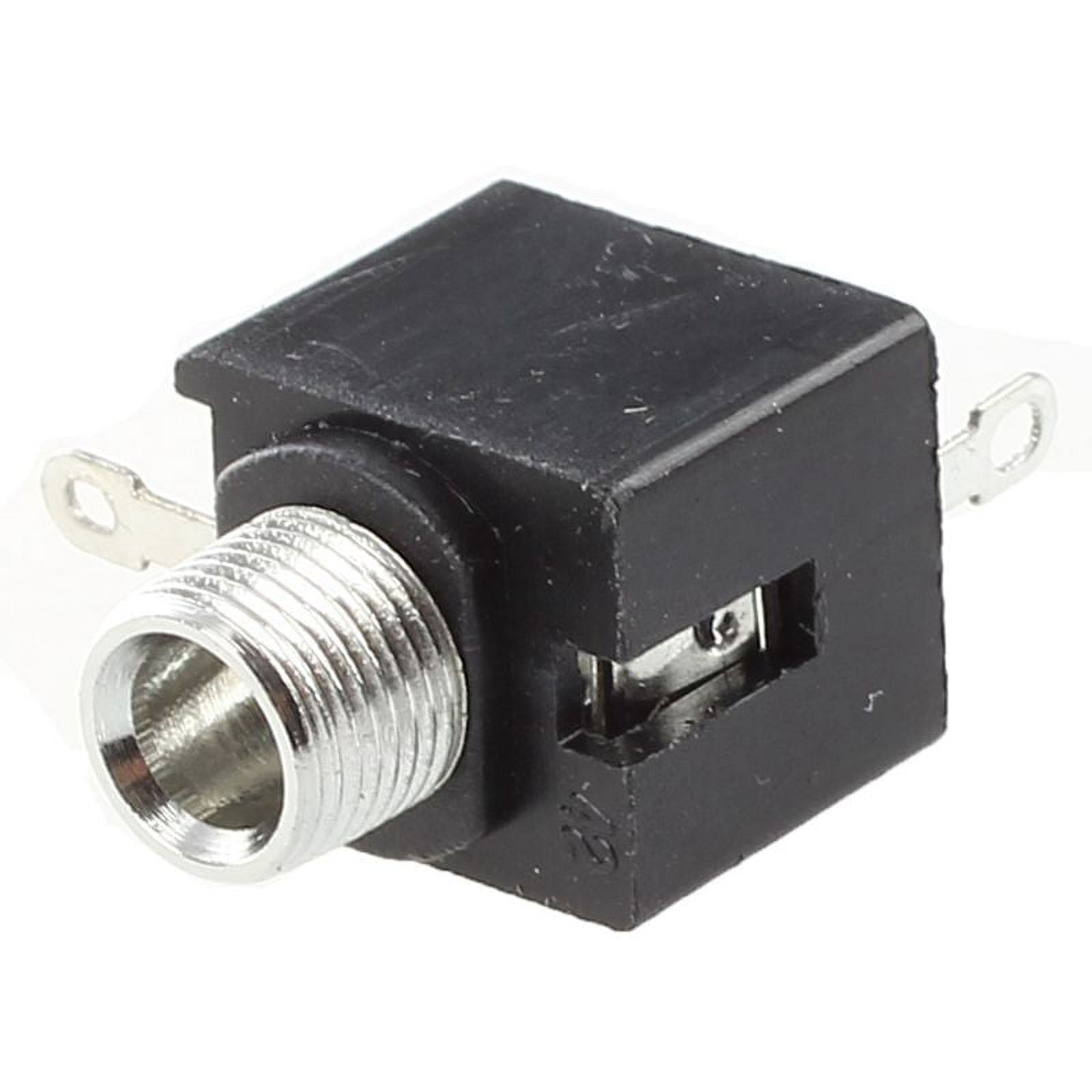 10 Pcs 3 Pins Chassis Mount Female 3.5mm Mono Jacks Socket - Walmart.com