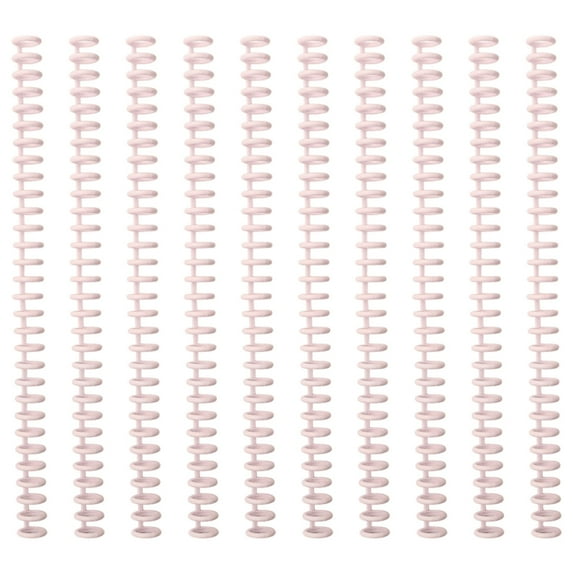 10 Pcs 30 Rings Comb Binding Spines Plastic Binding Combs Office School ...