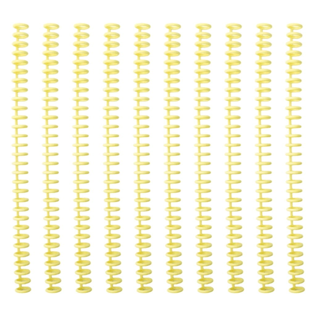 10 Pcs 30 Rings Comb Binding Spines Plastic Binding Combs Office School ...