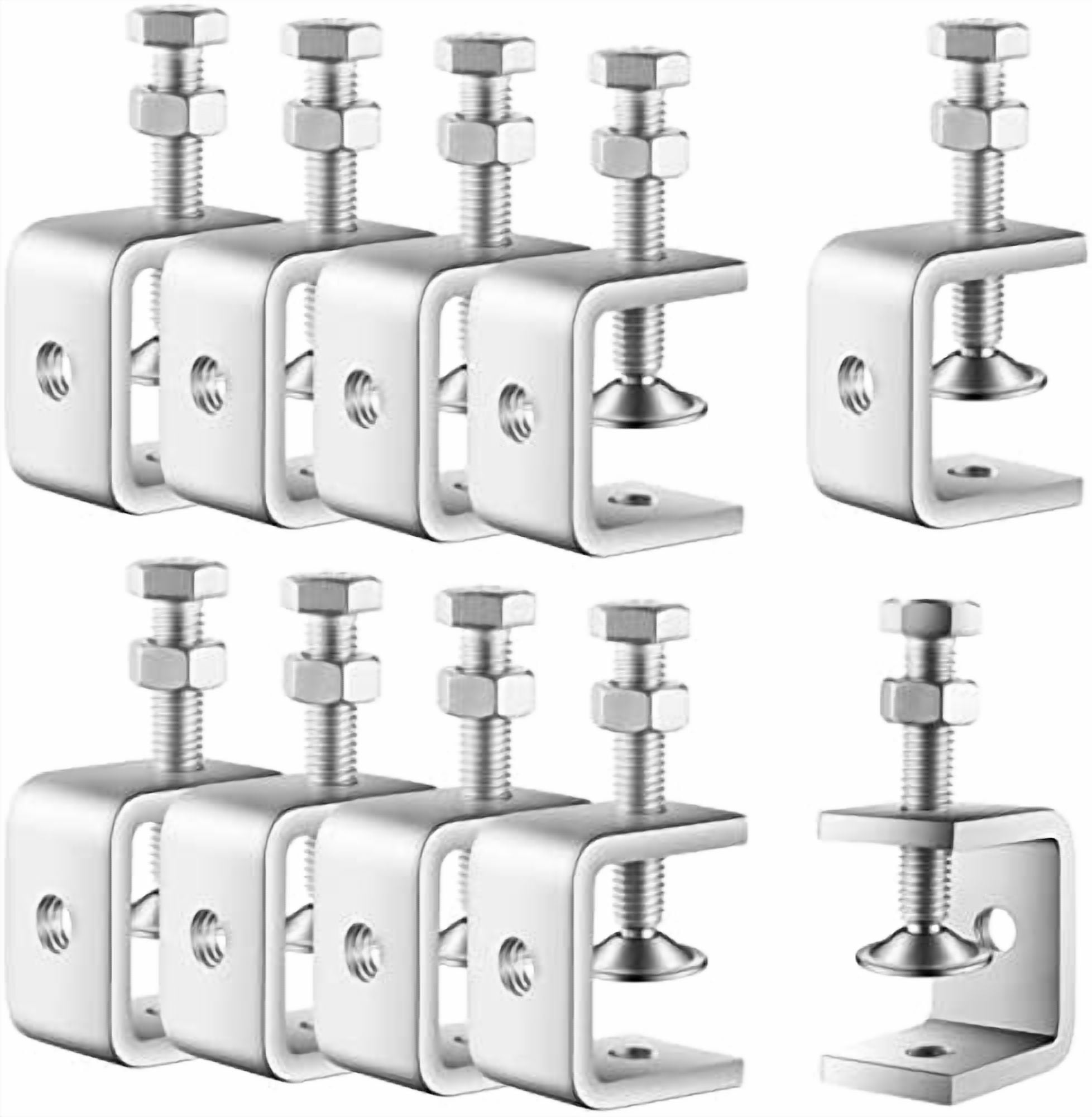 10 Pcs 304 Stainless Steel C Clamp Mini Tiger Clamp 1Inch Heavy Duty ...