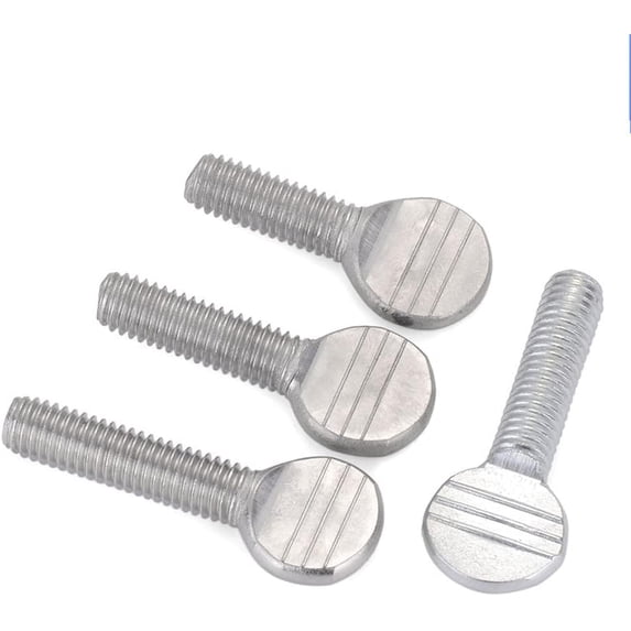 10 Pcs 304 Stainless Steel Wave Plate Beat Thumb Screws M5x20mm ...