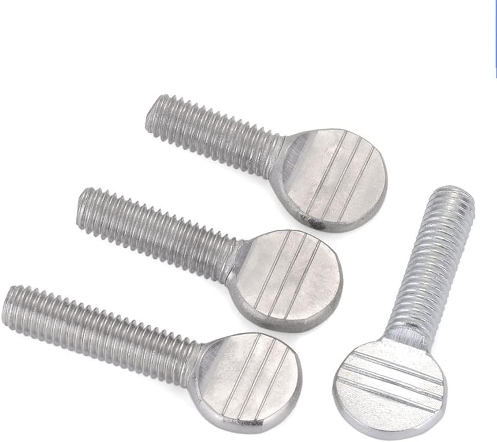 10 Pcs 304 Stainless Steel Wave Plate Beat Thumb Screws M8x16mm ...
