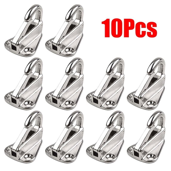 10 Pcs 316 Stainless Steel Spring Snap Fending Hook For Marine Boat ...