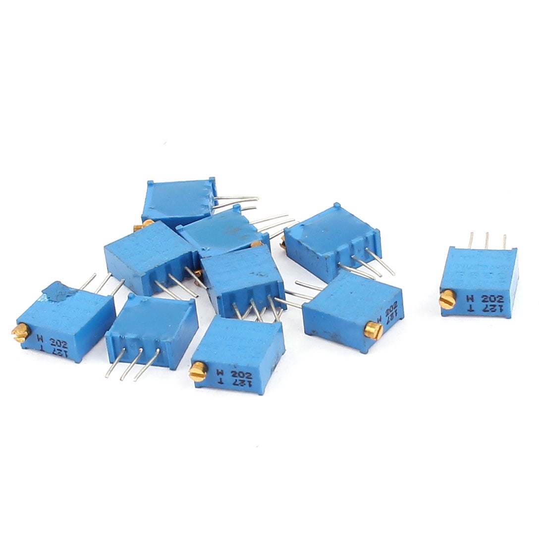 10 Pcs 3296W 2K ohm Multiturn Potentiometer Pot Variable Resistor ...