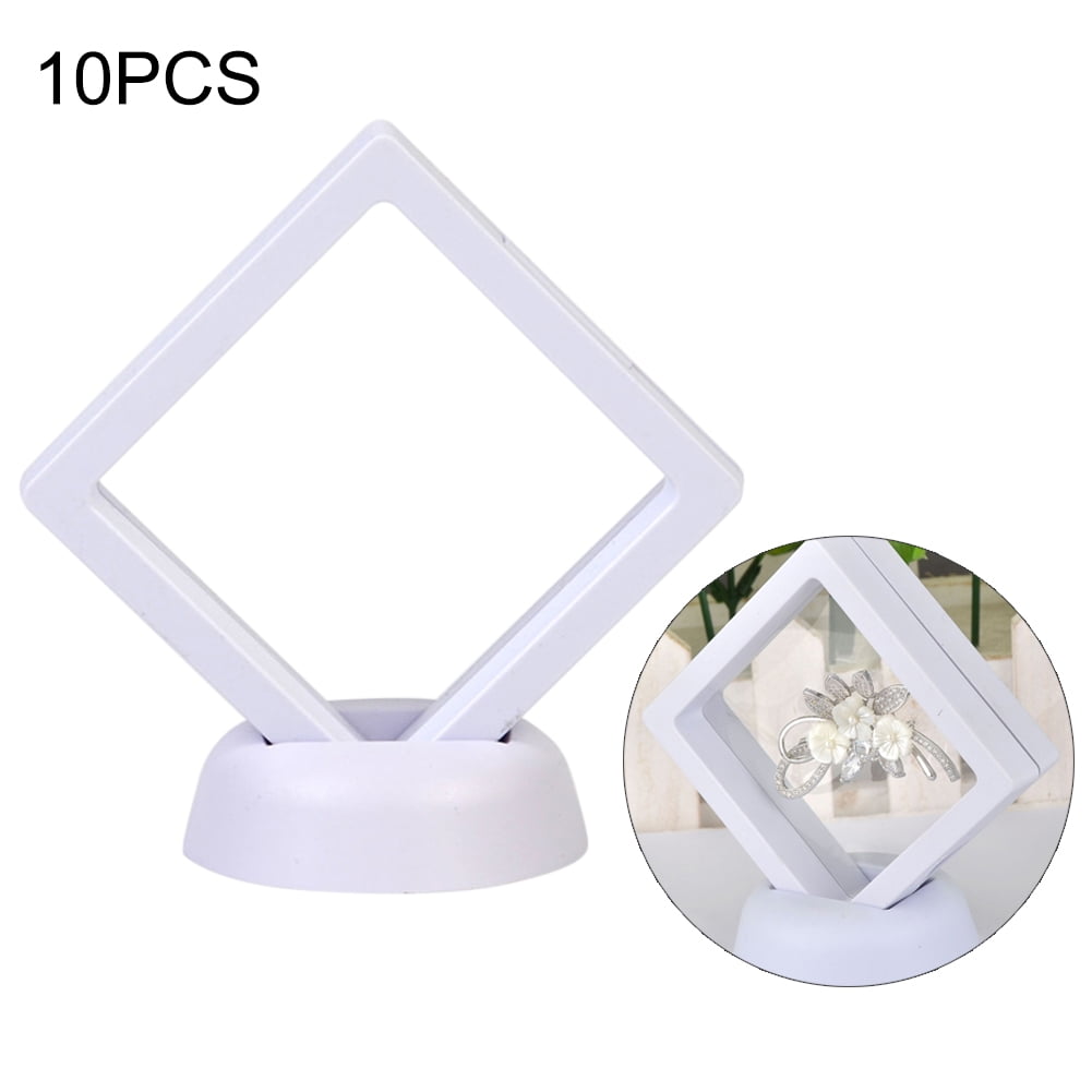 10 Pcs 3D Frame Shadow Box Jewellery Display Empty Coin Frame Watch Box ...