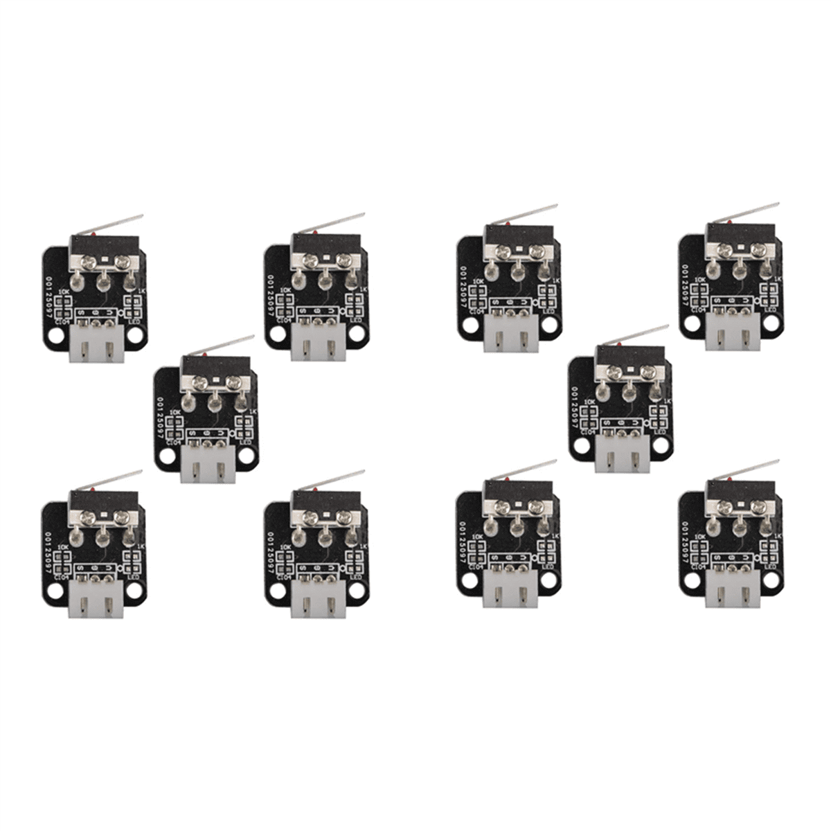 10 Pcs 3Pin End Stop Limit Switch Mechanical Endstop Switch Module for ...