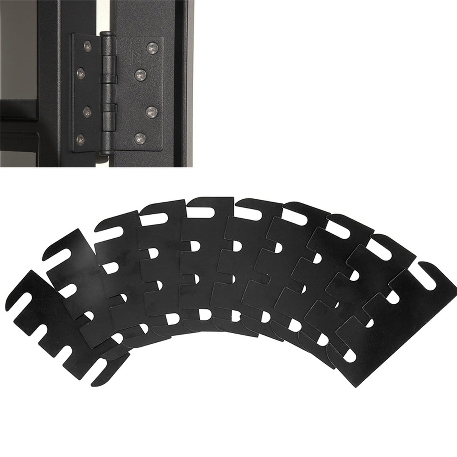 10 Pcs 4 Inch Hardware Door Hinge Shims,Stainless Steel Door Hinge ...