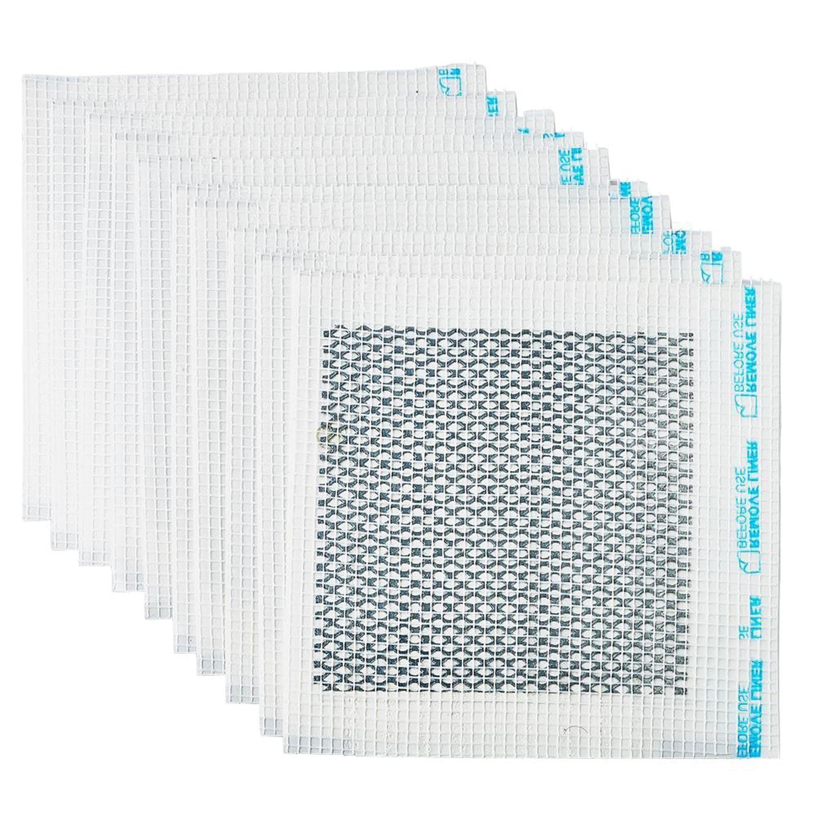 10 Pcs 4" x 4" inch Adhesive Mesh Wall Repair Patch for Damaged Drywall ...