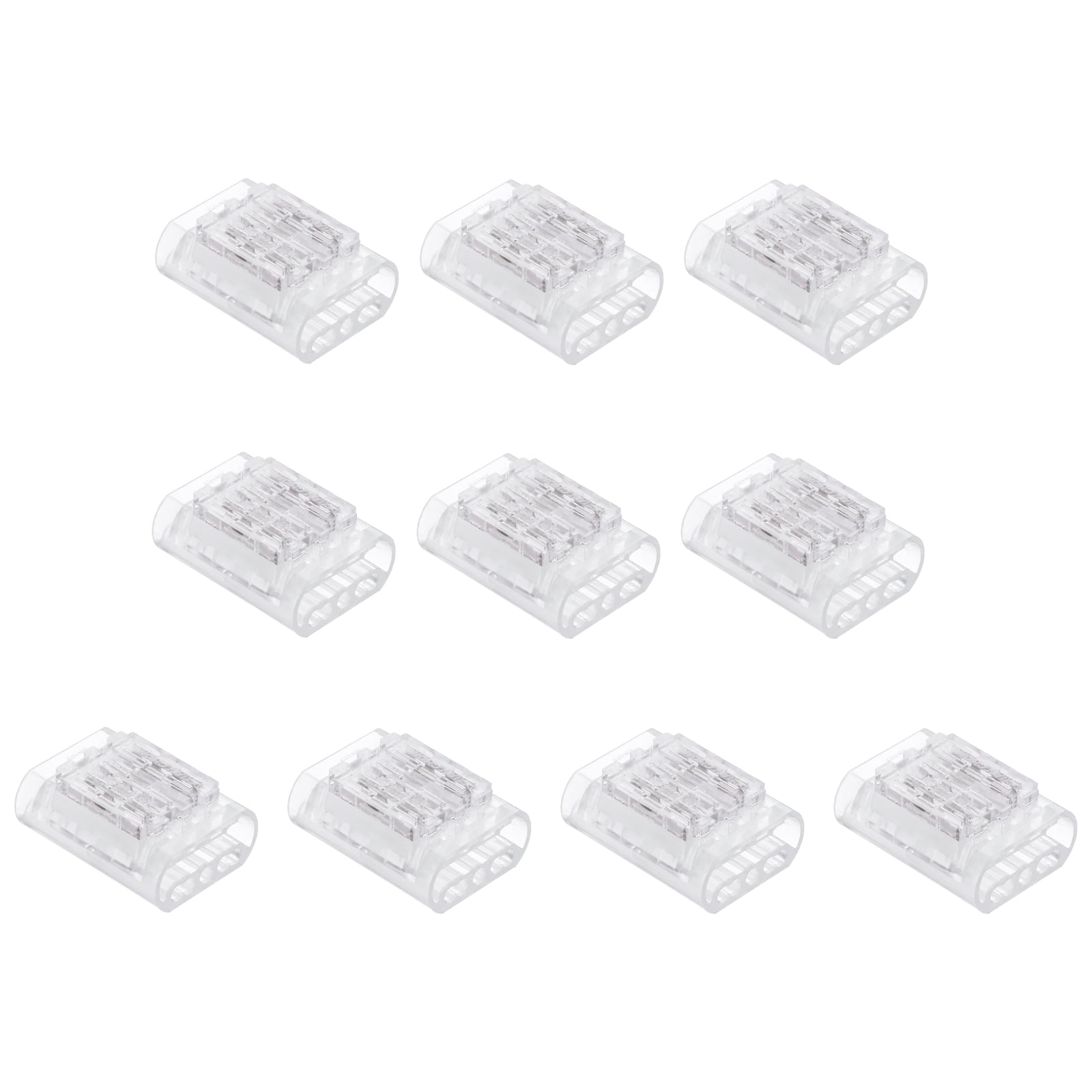 10 Pcs 5 Pin Wire Connectors 22-20 AWG No Strip Insulation Piercing ...