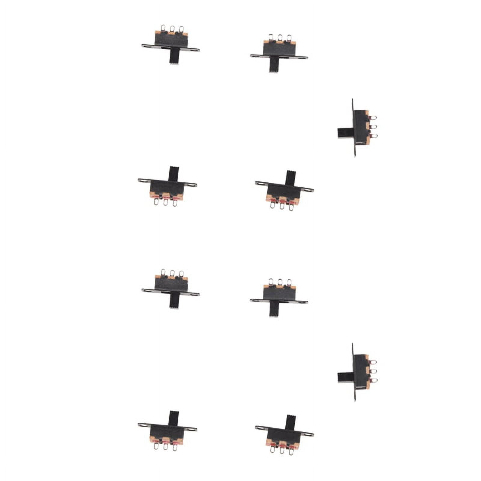 10 Pcs 50V 0.5A 3 Pin 2 Position On/OFF 1P2T SPDT Slide Switch 3 Pin,10 ...