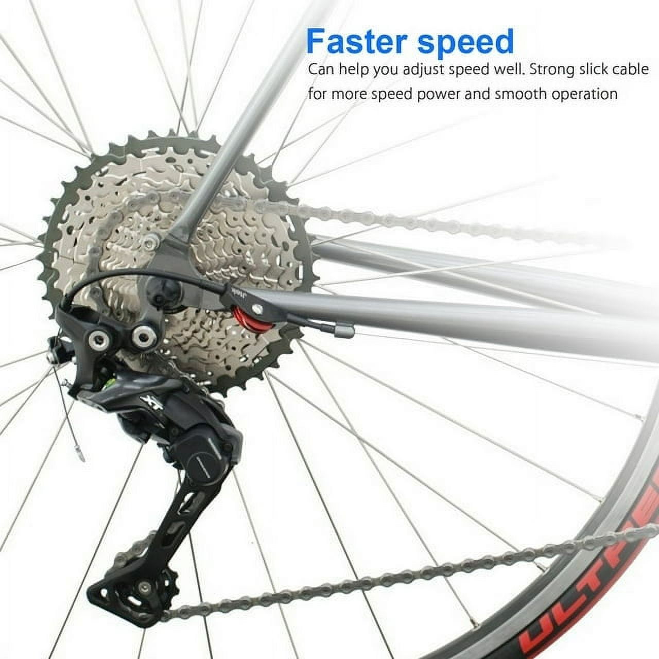 10 Pcs 6.6ft Professional Bicycle Brake Cables, Shift Cables Set, Bike ...
