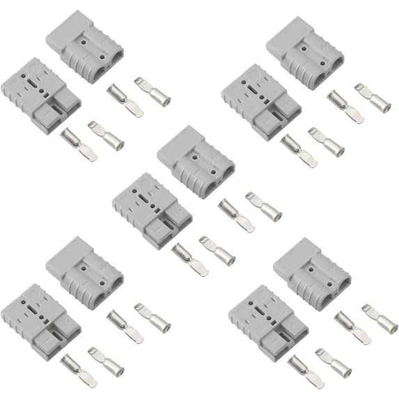 10 Pcs 6-8 Gauge 50 Amp Battery Quick Connect/Disconnect, 12V Jumper ...