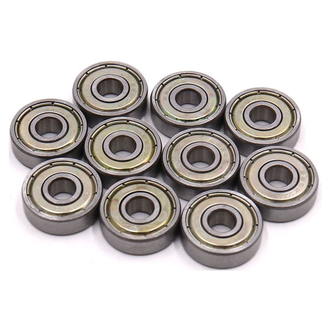 10Pcs 626Z 6 x 19 x 6mm Double Shielded Deep Groove Radial Ball Bearing ...