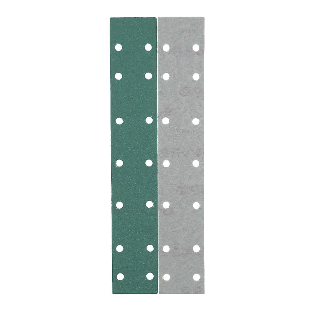 10 Pcs 70*420Mm Film 14-Hole Flocking Sandpaper For Car Grinding And ...