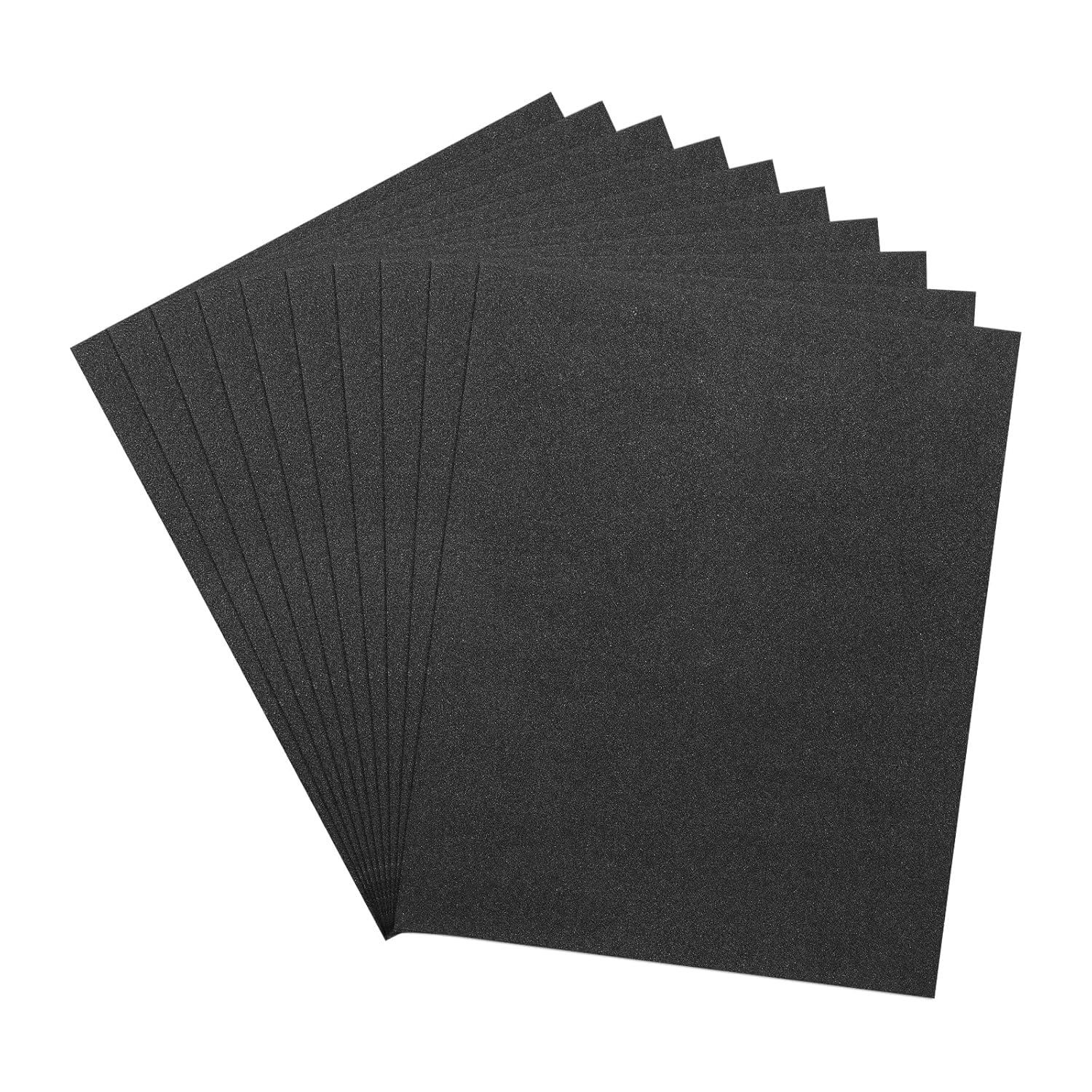 10 Pcs 80 Grit Sandpaper, 9 x 11 Inch Sand Paper Silicon Carbide ...
