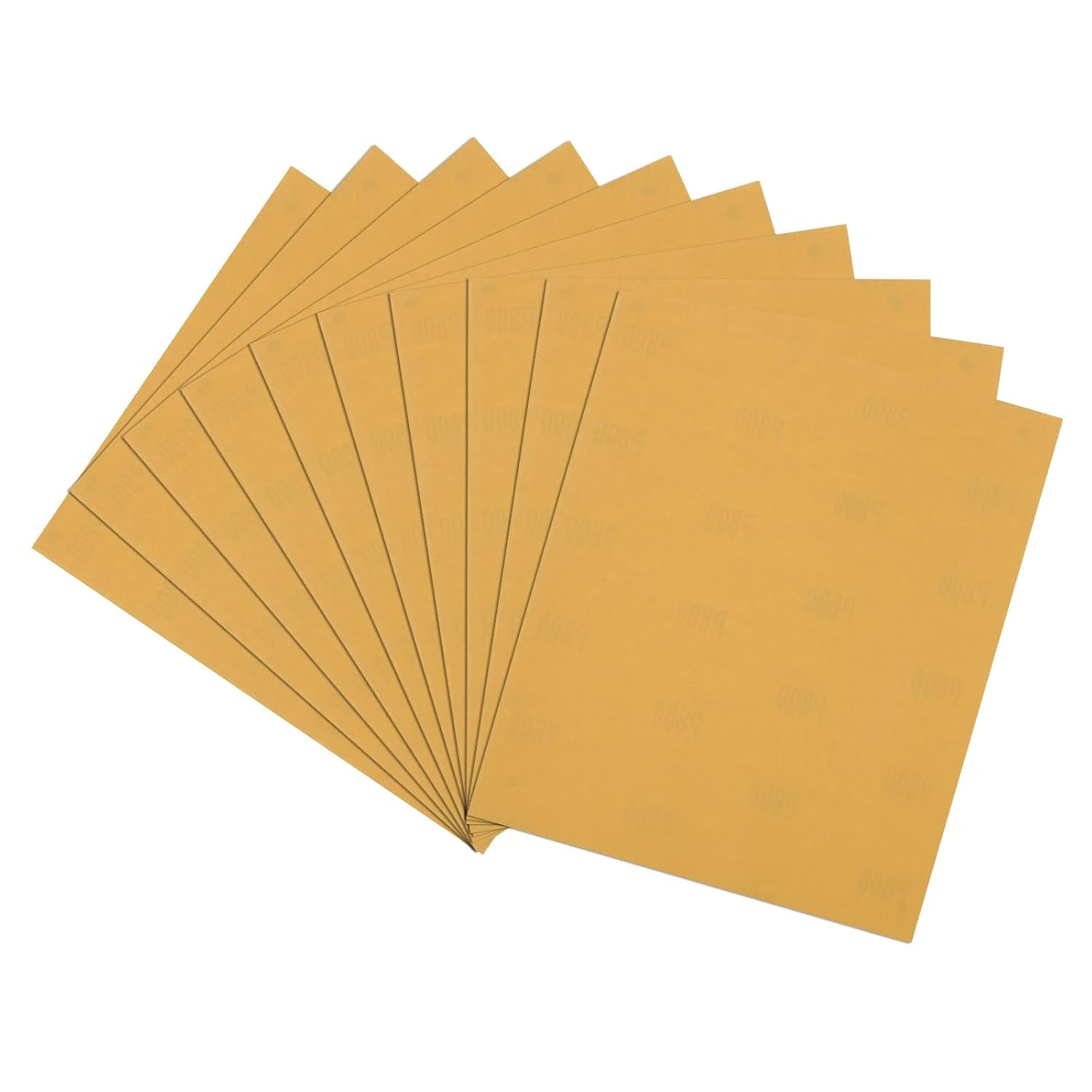 10 Pcs 800 Grit Sandpaper, 9 x 11 Inch Sand Paper Alumina Abrasive ...