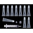 10 Pcs 8ml Clear Mini Refillable Lip Gloss Tubes, Soft Empty Cosmetic ...