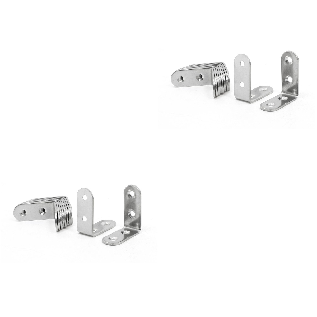 10 Pcs 90 Degree Angle Bracket Furniture Connector Connectors Shelf ...