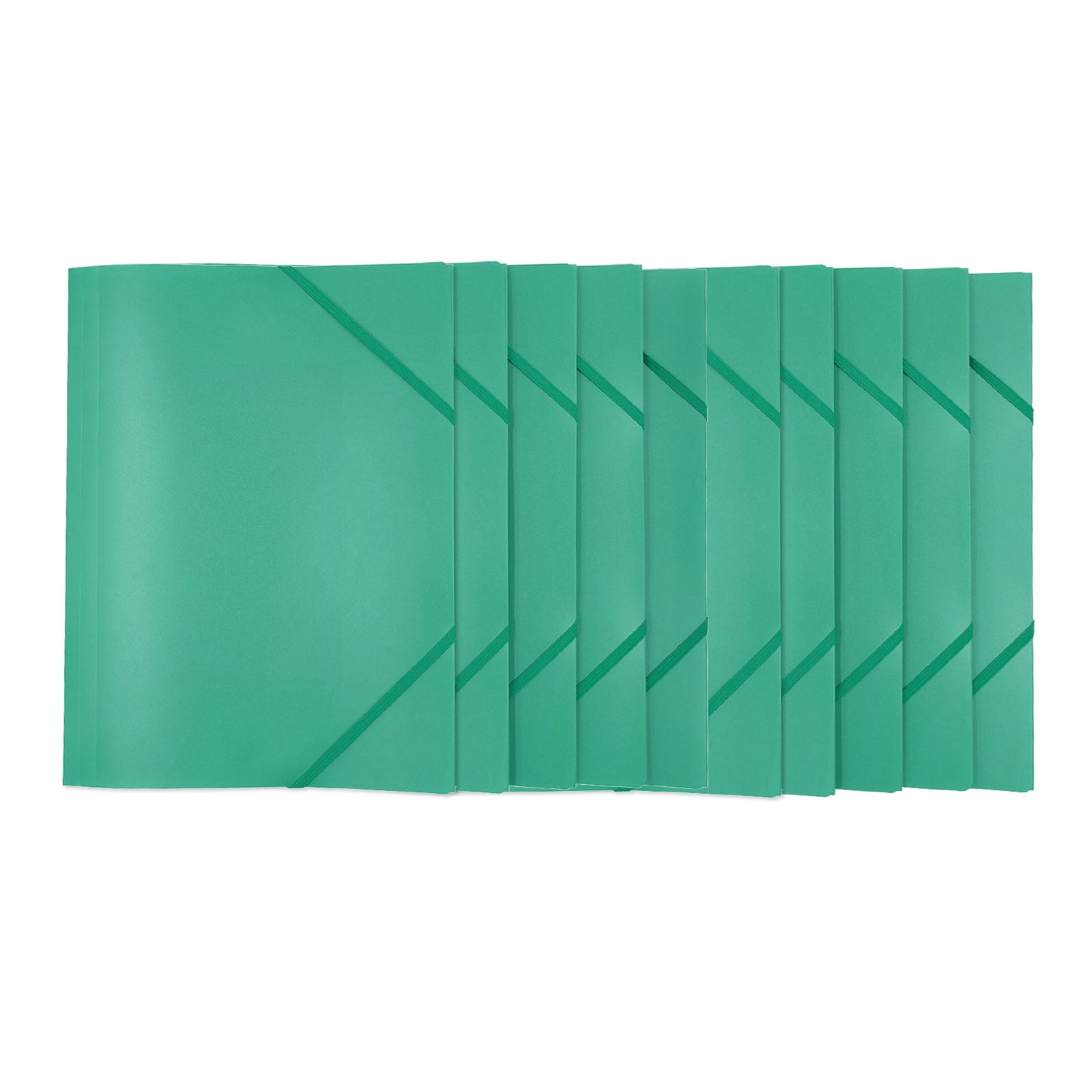 10 Pcs A 4 Portfolios Folder with Elastic File Folder Plastic Corner ...