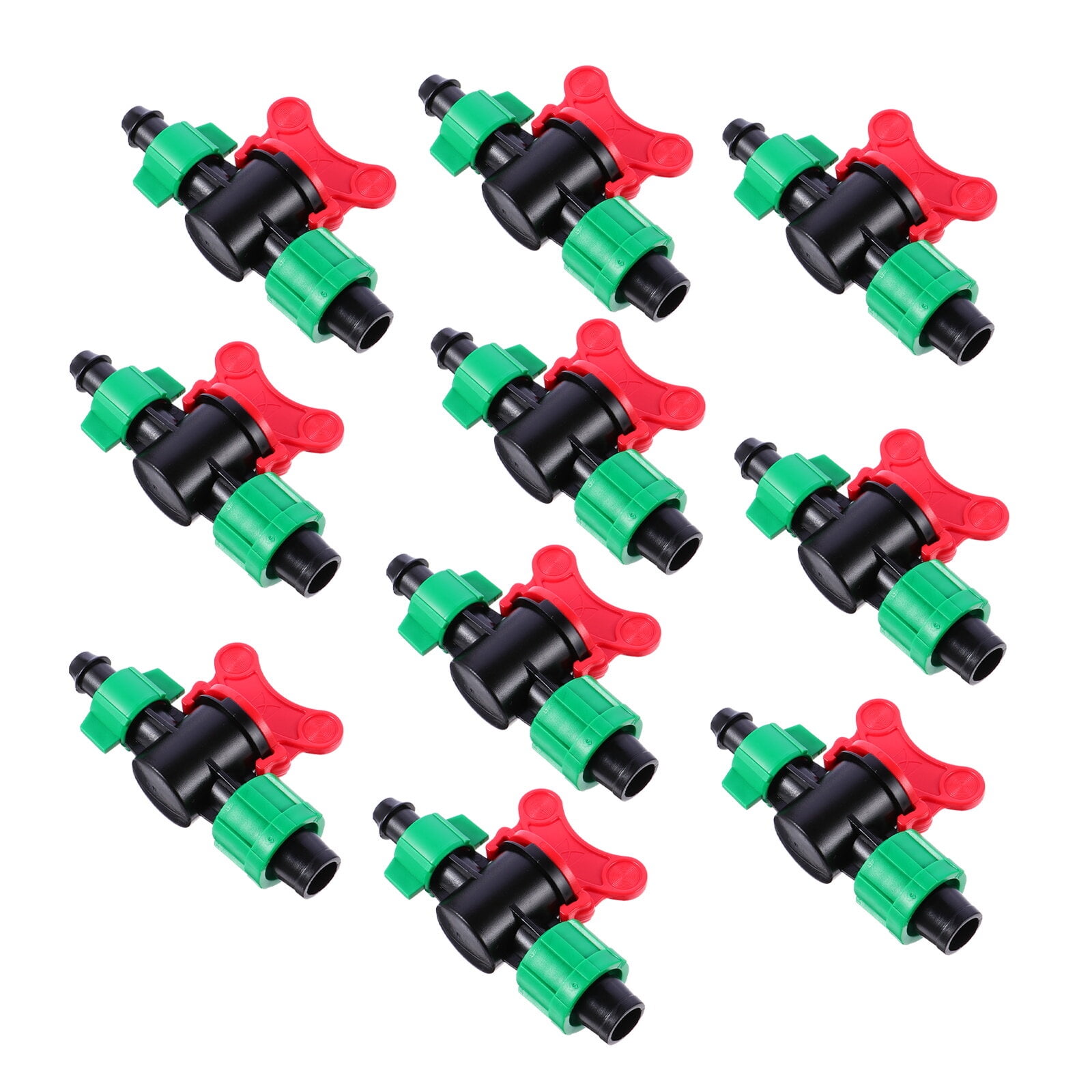 10 Pcs A4 Label Irrigation Valve Green Double Lock Watering Accessories ...