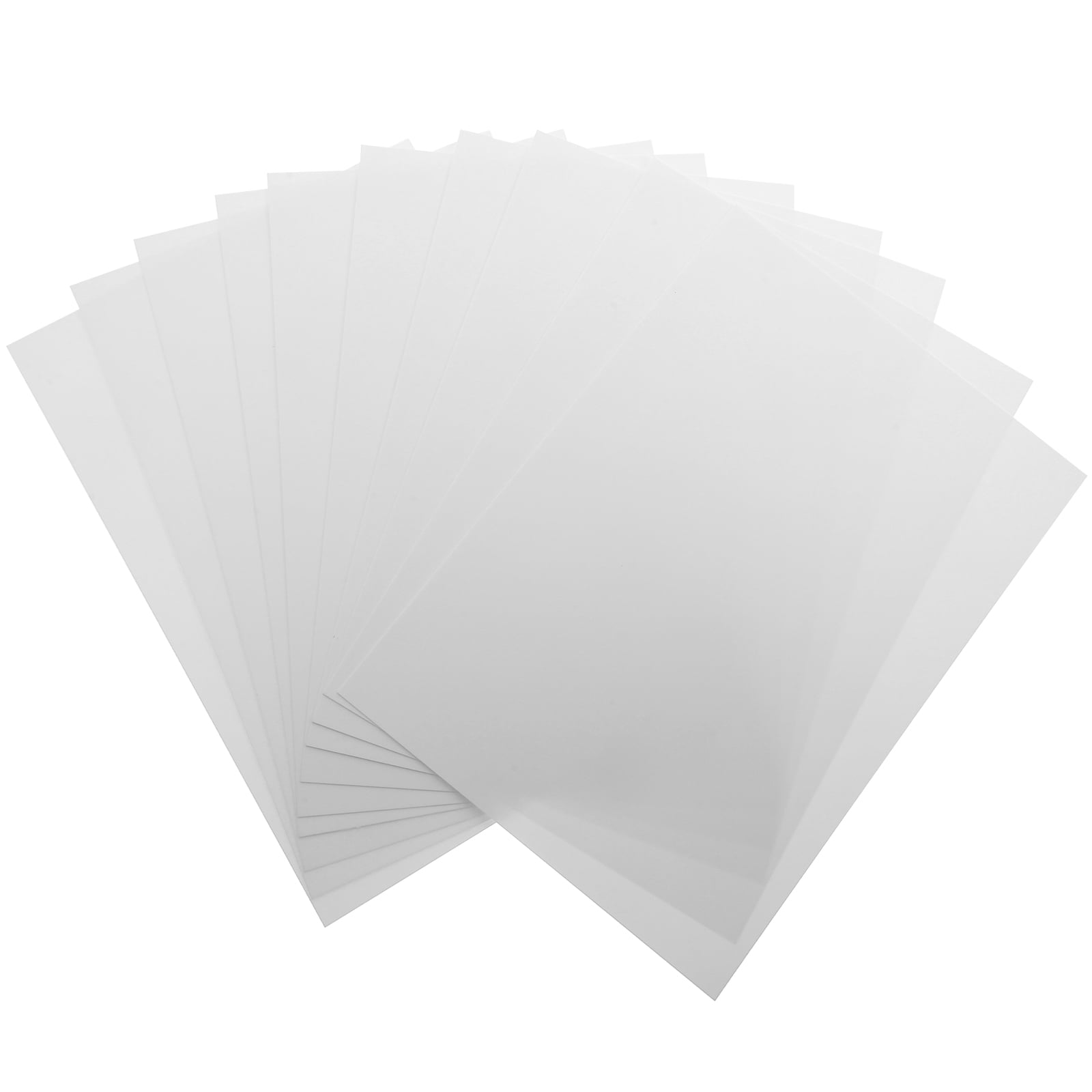 ifundom White PP Plastic Sheets for Crafts and Decoration, and ...