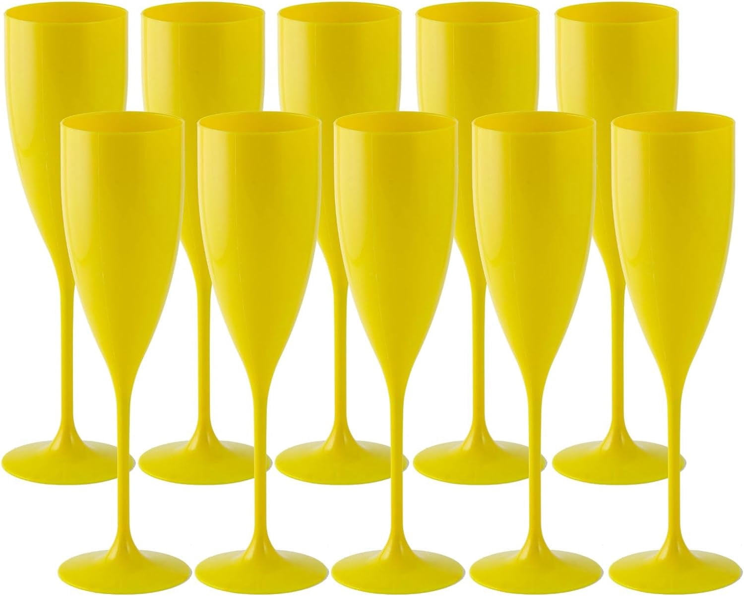 10 Pcs Acrylic Champagne Flutes Wedding Champagne Flutes Mr and Mrs ...