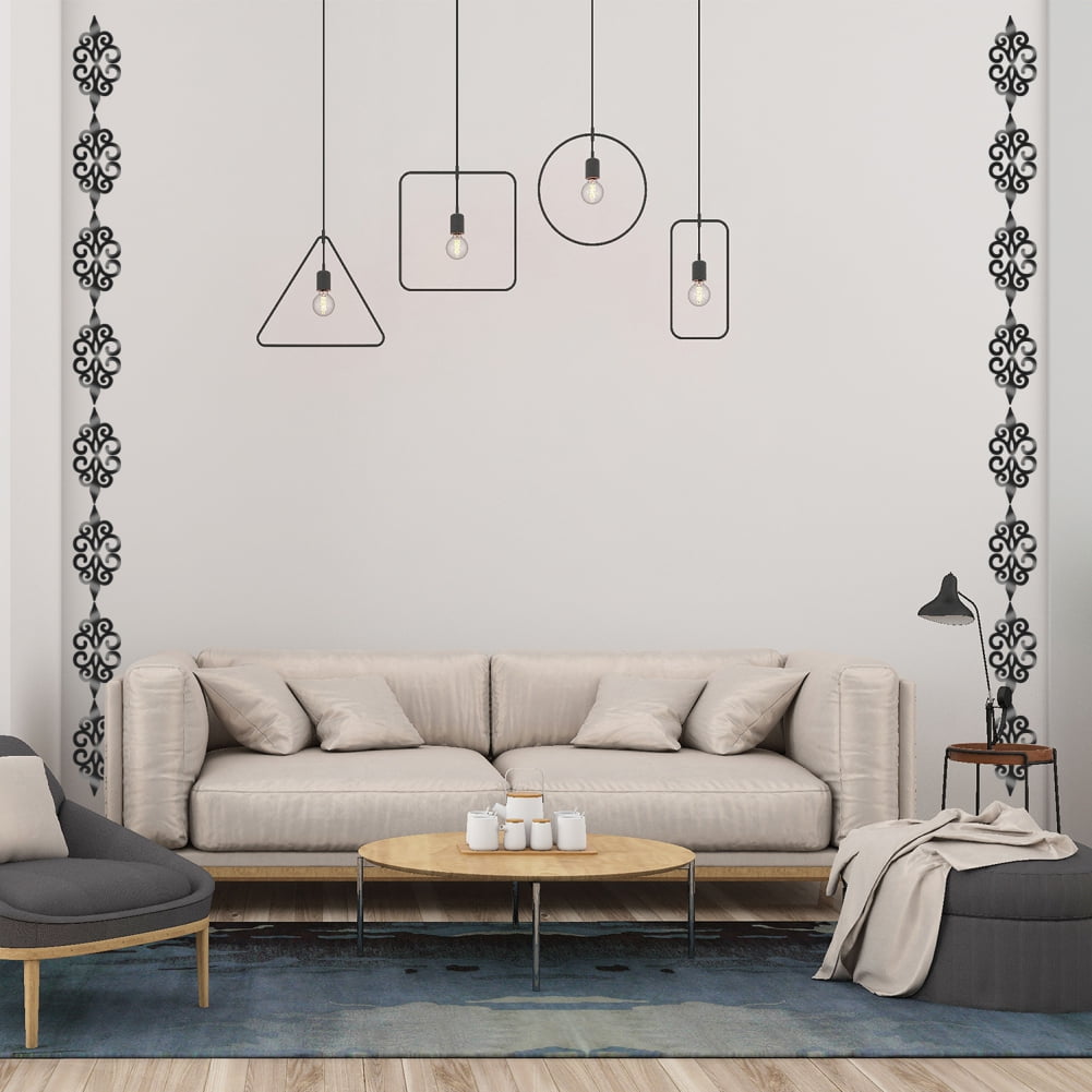 10 Pcs Acrylic Mirror Wall Stickers Home Decor Mirror Decals Silver ...