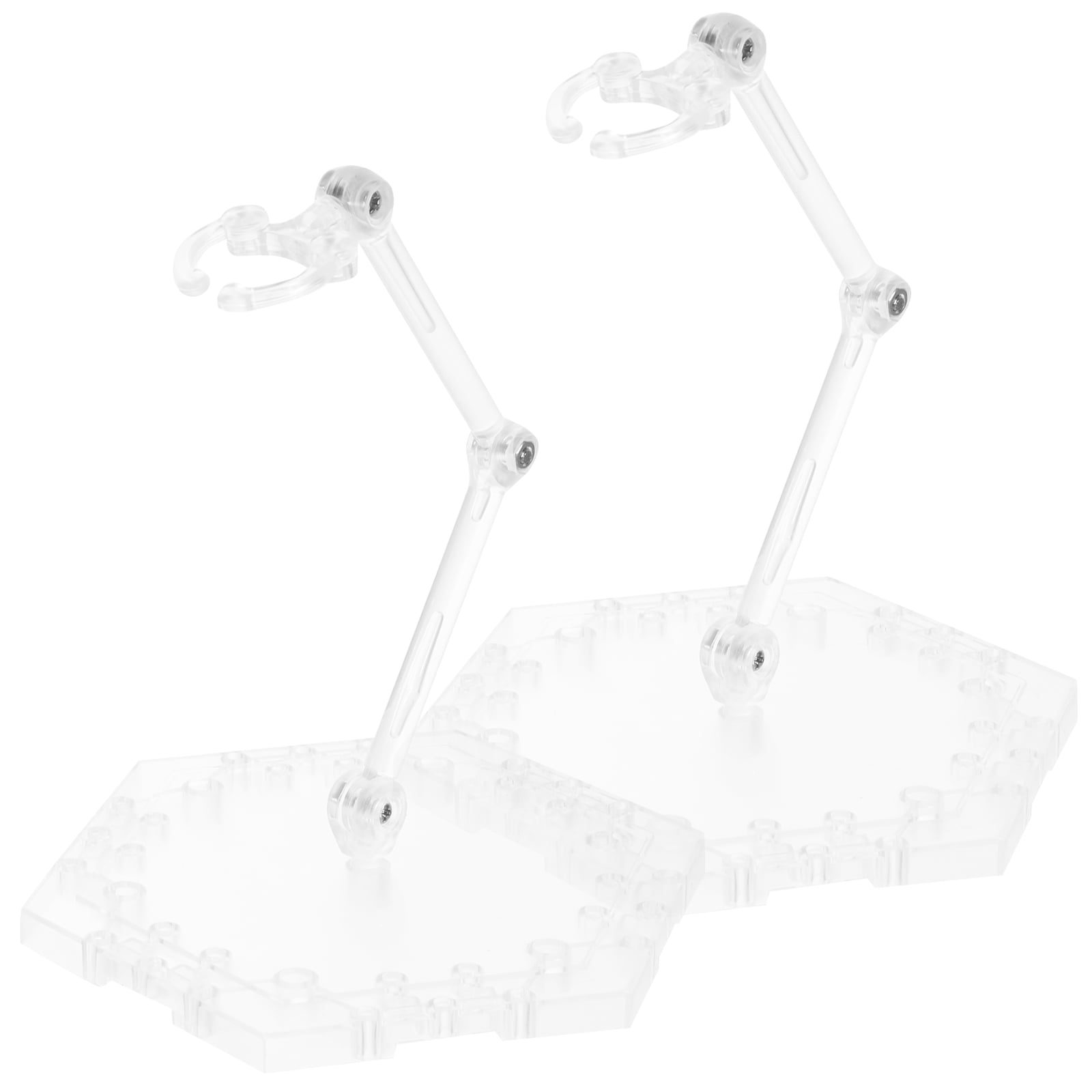 10 Pcs Action Figure Stand Display Shelf Adjustable Doll Support ...