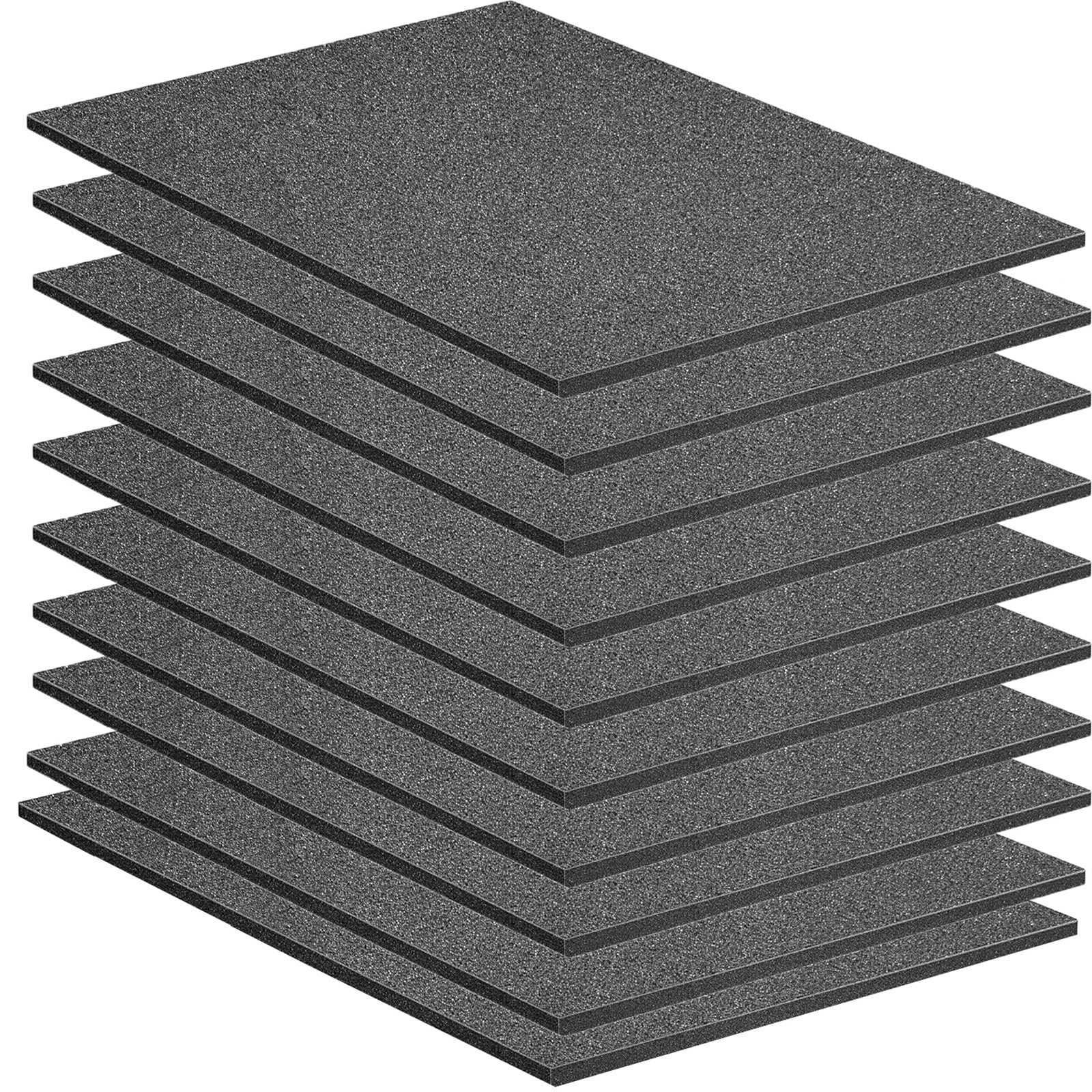 10 Pcs Adhesive Foam Padding,Bexikou 1/25" Thick Closed Cell Foam Sheet ...