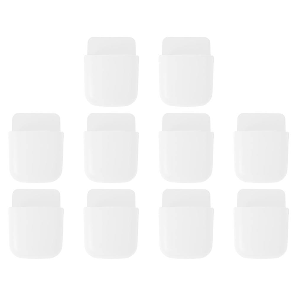 Worgeous White PP Material Phone Holder with Storage for Home Use 10Pcs ...