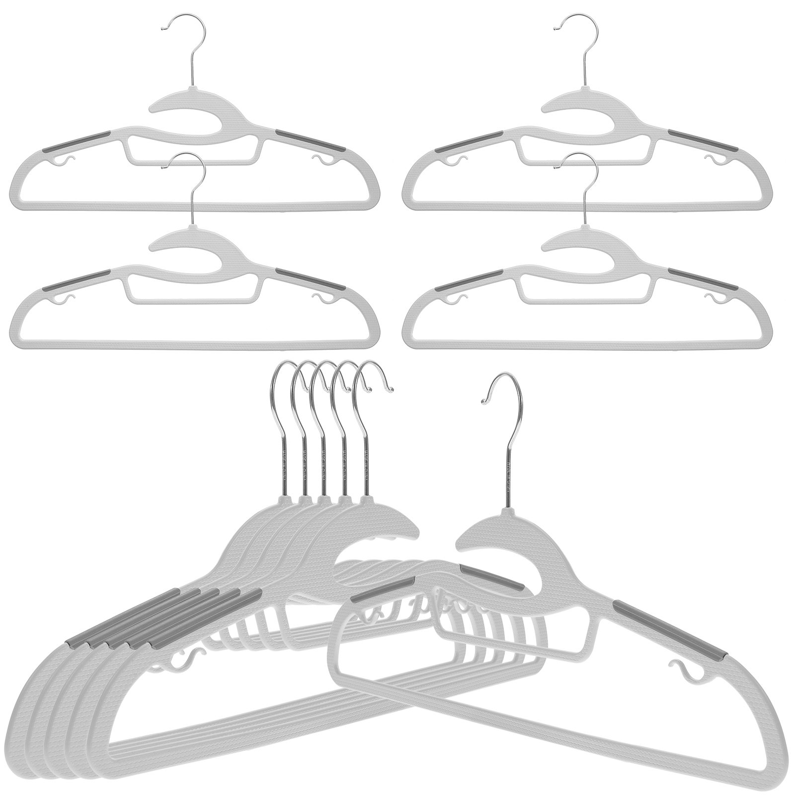 10 Pcs Adjustable Hanger Youth Hangers Clothes Heavy Duty Rack Aldult ...