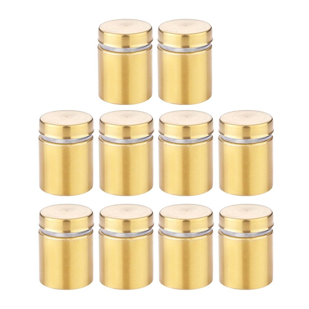 10 Pcs Advertising Pin Glass Standoff Nail Wall Mounts Holder Stainless ...