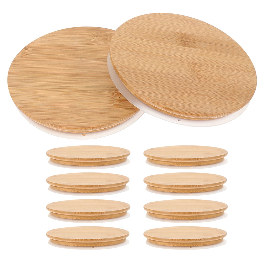 10 Pcs Airtight Jar Lid Glass Jar Covers Mason Jar Tops Canning Jar ...