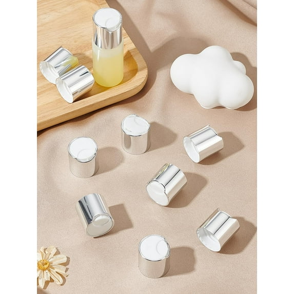 10 Pcs Aluminized Plastic Press Caps Replacement Disc Top Dispensing ...